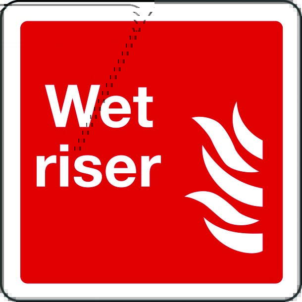 Wet riser sign | Aura Sign Shop