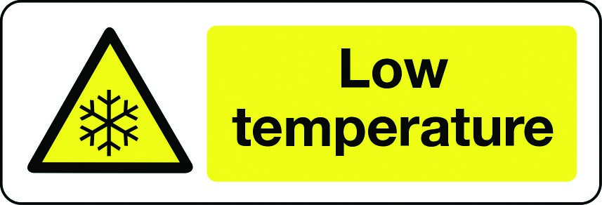 Low temperature sign | Aura Sign Shop