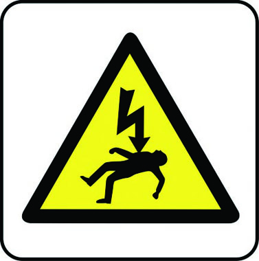 Electric shock symbol sign | Aura Sign Shop