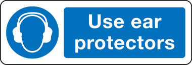 Use ear protectors sign | Aura Sign Shop