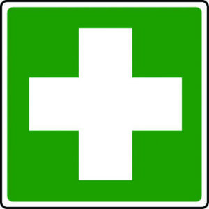 First aid cross symbol sign | Aura Sign Shop