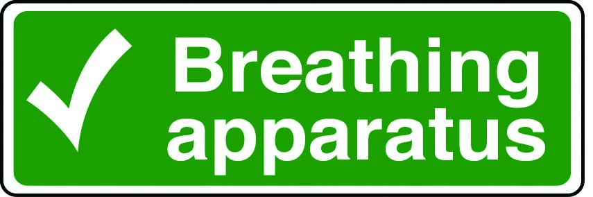 Breathing apparatus sign | Aura Sign Shop