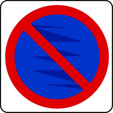 No Waiting Sign | Aura Sign Shop