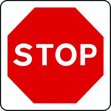 Stop Sign | UK Reflective Traffic Sign | Aura Sign Shop