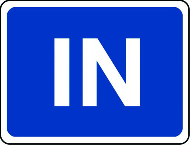 IN sign | Aura Sign Shop