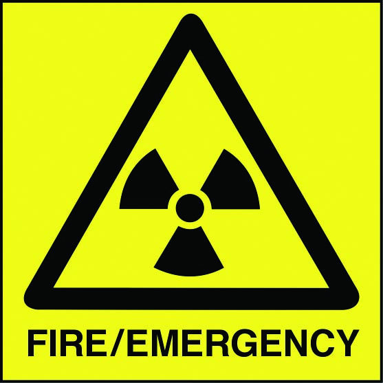 Nuclear fire emergency sign | Aura Sign Shop