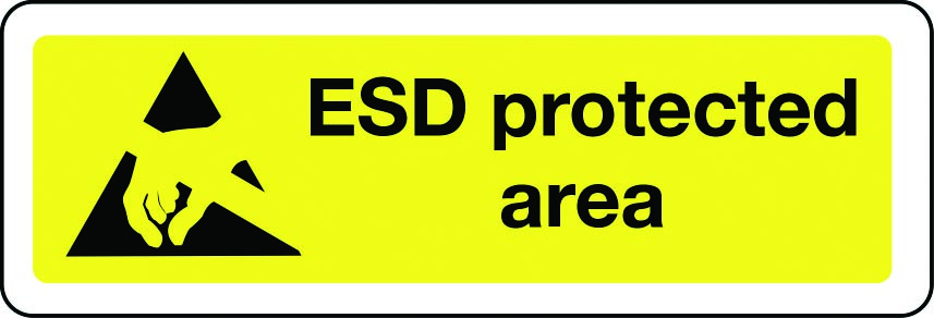 ESD protected area sign | Aura Sign Shop