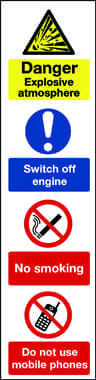 Combination message sign for use in garage forecourts | Aura Sign Shop