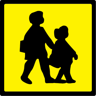 School bus logo (back window) sign | Aura Sign Shop