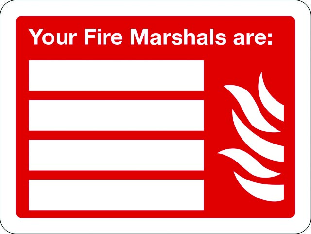 Your fire marshals are… | Aura Sign Shop