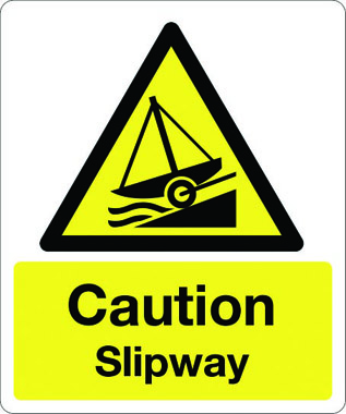 Caution Slipway sign | Aura Sign Shop