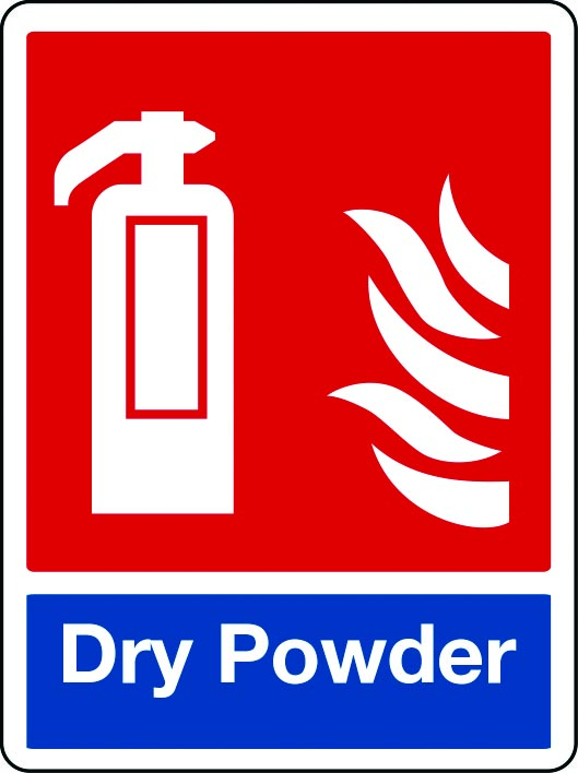 Dry Powder Fire Extinguisher General Sign | Aura Sign Shop
