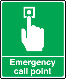 Emergency call point sign | Aura Sign Shop
