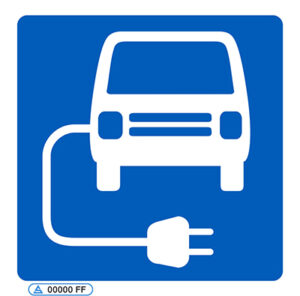 Electric Charging Point Symbol | Aura Sign Shop