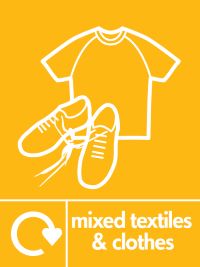 Textile Recycling Sign | Aura Sign Shop