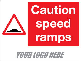 Caution Speed Ramps Sign | Aura Sign Shop