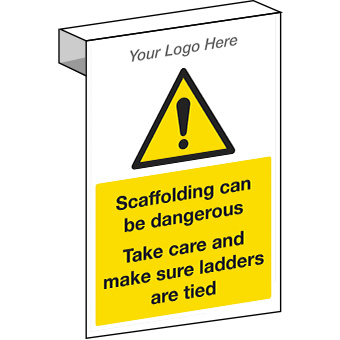 Danger Warning Scaffolding Sign | Aura Sign Shop