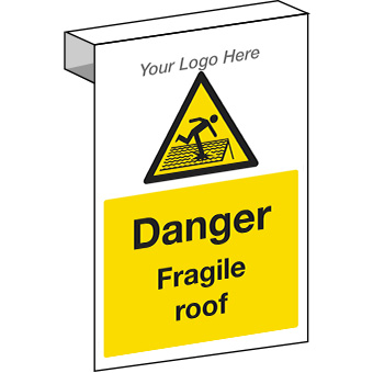 Fragile Roof Scaffolding Sign | Aura Sign Shop