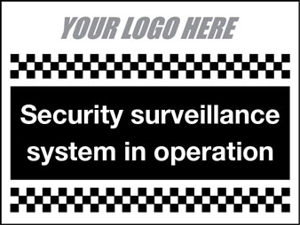 Security Surveillance Sign | Aura Sign Shop
